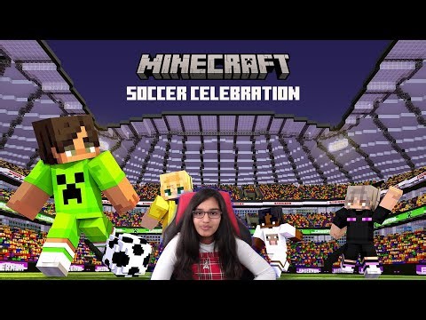 THE TRAINING World Cup 2022 Soccer Celebration in Minecraft | Episode 1