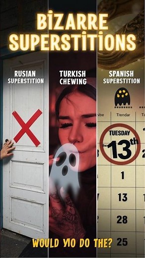 3 Crazy Superstitions Around the World You Won't Believe! 😱 #shorts