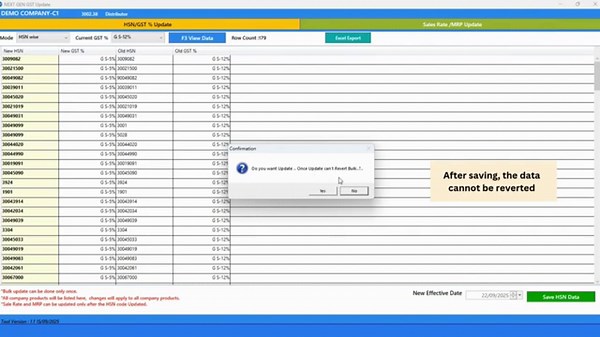 GST, HSN Code, Sales Rate & MRP Bulk Update | VarthagamSoft #billingsoftware #gst2025 #gstreform