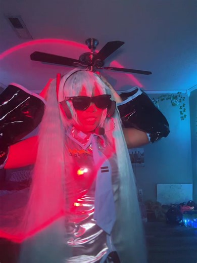 Hatsune Miku Cosplay Celebration with Drinks