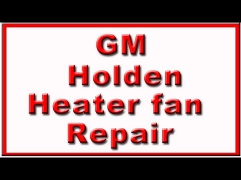 Holden WH Statesman VT VX VY VZ Commodore How to fix🔧 MY CAR AC/HEATER FAN ONLY WORKS ON HIGH