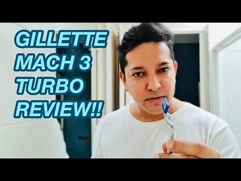 How to shave with Gillette MACH3 Turbo Review | #Gillette #Mach3Turbo #Shave