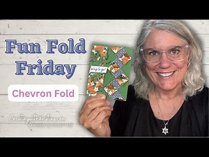 Decorative Chevron Fun Fold Card Tutorial | Easy & Elegant Handmade Card Idea