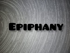 What is epiphany with example./ Literary terms series