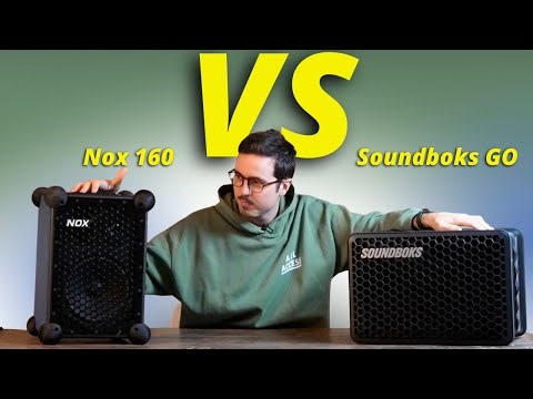 NOX 160 VS SOUNDBOKS GO (Powerful portable speaker - comparison)
