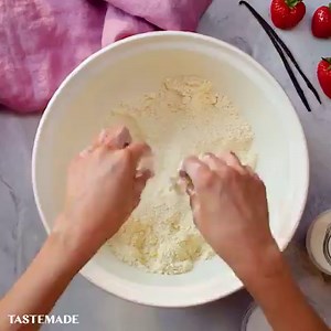 First you make the scones. Then you fight about cream or jam first. Make our The Best Scones and Jam 👉 https://bit.ly/34yoJ5a | Tastemade UK