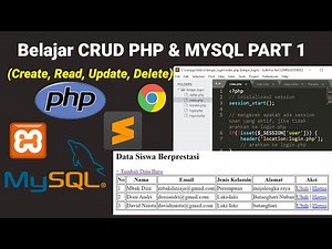 9. Membuat Database dan membuat CRUD PART 1 (Database & Read Data) | Belajar PHP & MYSQL Pemula