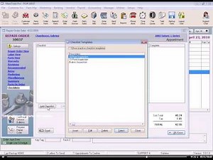 MaxxTraxx Auto Shop Software Video Lesson - Add a Checklist