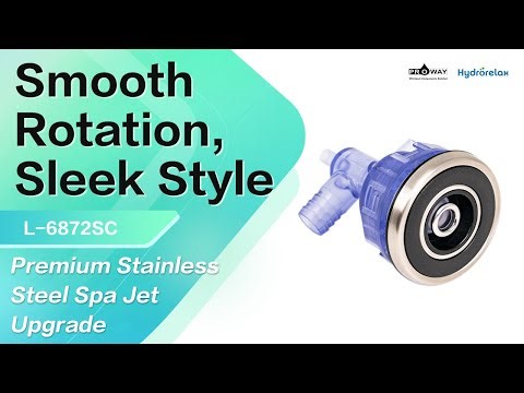 Smooth Rotation, Sleek Style💧⚙️Premium Stainless Steel Spa Jet Upgrade