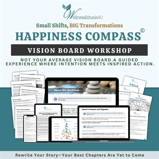 Vision Board Workshop Kit: Goal Setting, Guided Quests, Meditation & Journal (digital Download) - Etsy