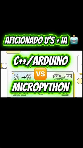 C /Arduino ⚡ vs MicroPython 🐍 ¿cuál manda en el ESP32? #esp32 #electronica #mecatronica #ingeniero #arduino