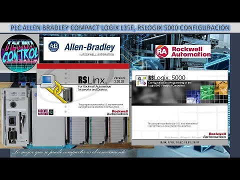 PLC ALLEN BRADLEY COMPACT LOGIX L35E, RSLOGIX 5000 CONFIGURACION