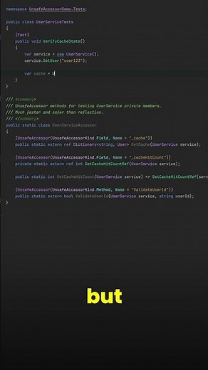 UnsafeAccessor is awesome in .NET