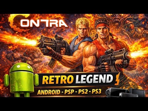 Contra Android Gameplay | Old School Arcade Nostalgia#90sgames #contra