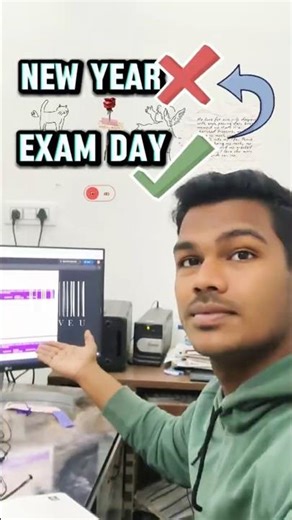 New Year ❌ , Exam Day ✅#shorts #ytshort #minivlog #familyfun #falldowner #trending