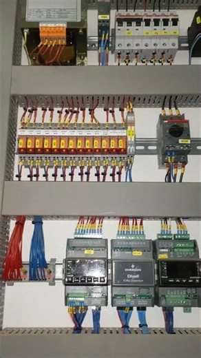 Inside a Modern Industrial Control Panel ⚡ | Electrical Engineering #Shorts