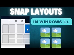 Unlock the SECRET to Smarter Multitasking with Windows 11 Snap Layouts
