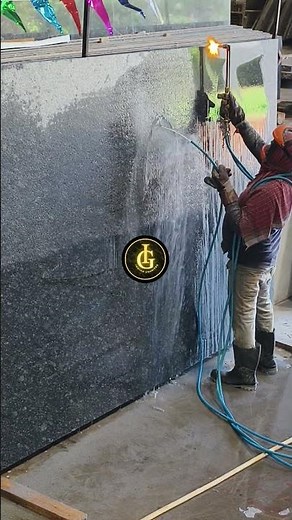 👉Granite Surface Flaming Process for Export Buyers #Flaming #GraniteFlaming