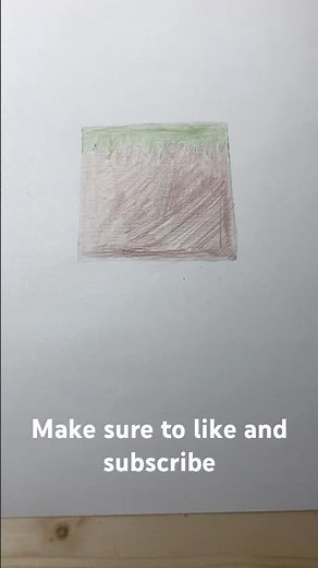 Drawing a realistic Minecraft grass block#minecraft
