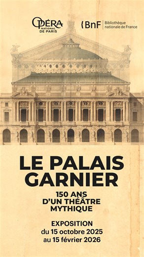 📖 Les trésors du Palais Garnier se dévoilent ! ✨ À l’occasion des 150 ans de ce monument emblématique, découvrez une exposition qui retrace son histoire, présentée par l’Opéra de Paris et la Bibliothèque nationale de France. 🎬 Un premier regard en coulisses avant le jour J… 🎭 “Le Palais Garnier : 150 ans d’un théâtre mythique” 📅 Du 15 octobre au 15 février 📍 Bibliothèque-musée de l’Opéra | Palais Garnier 🔎 Plus d’infos : https://bit.ly/4mUGPFi | Opéra national de Paris