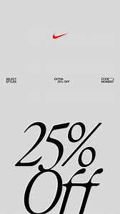 Get an extra 25% off select styles. Just use code MOMENT at checkout. Exclusions apply. | Nike | Facebook