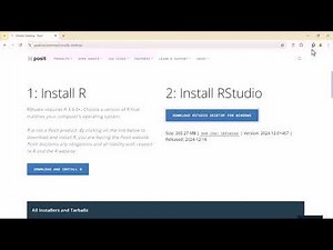 Install & Update R and RStudio
