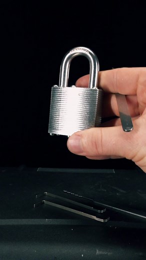 Commando Lock carbon steel and brass padlocks opened with Covert Instruments FNG set (short hook & .040” turning tool). #lockpicking #security #edc #military