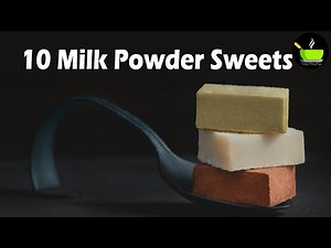 10 Milk Powder Sweets & Desserts | Milk Powder Recipes | Recipes Using Milk Powder | Easy Sweets