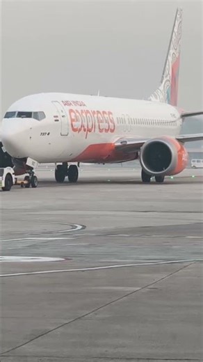push back air india express flight 🛫✈️✈️