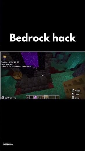 #minecraft bedrock hack