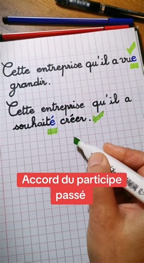259K views · 3.5K reactions | Accord du participe passé suivi d'un infinitif Apprendre facilement le français  #mamaîtresse1 #orthographe #apprendrelefrançais #participepassé #FLE | Ma Maîtresse | Facebook