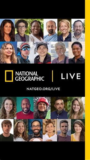 National Geographic Live on Instagram: "Our Explorers. Your city. Come explore with us! Experience the wonder of our world through the eyes of a National Geographic Explorer at our live touring events ✨ Join us for an unforgettable experience featuring pre-show trivia, an immersive stage show and a chance to ask questions during an interactive Q&A. Check out the link in the bio to find your closest show 🔗"