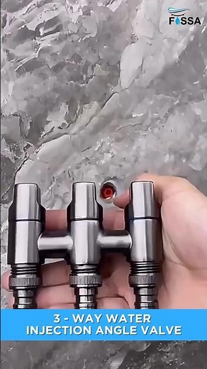 Control Water Like a Pro! | 3-Way Angle Valve. #valveinstallation #modernliving #tyshorts