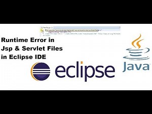 How to Solve Runtime Error in JSP & Servlet Pages in Eclipse IDE