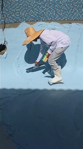 pool resurfacing diamond brite #swimmingpool #poolparty #pool #plaster #construction