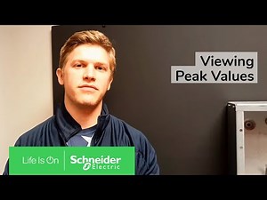 Viewing Peak Values on Micrologic Ammeter Trip Unit | Schneider Electric Support