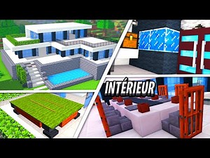 TUTO GRANDE MAISON MODERNE FACILE À FAIRE | Minecraft (Partie 2)