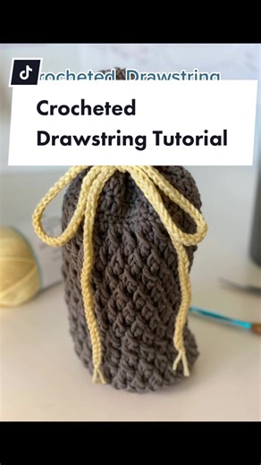 DIY: How to Crochet a Drawstring | Crocheting Tutorial for Beginners