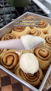 549K views · 446 reactions | Cinnamon rolls from scratch  I only like baking from scratch during the holidays. I get super human strength & try recipes that take all day like these cinnamon rolls that need enough time to rise twice  did anyone ask for them? Nope  but it sparks joy ✨What do you make from scratch this time of year that nobody asks for?  https://asiliglam.com/2025/11/sugar-cookie-cinnamon-rolls.html | asiliglamcooks | Facebook