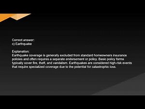 Tennessee Property and Casualty Insurance Exam Free Practice Test and Answer