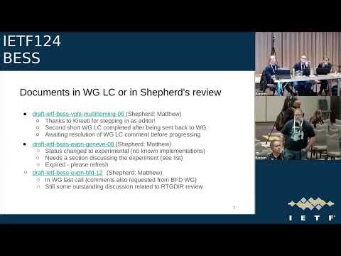IETF 124: BGP Enabled ServiceS (BESS) 2025-11-03 22:00