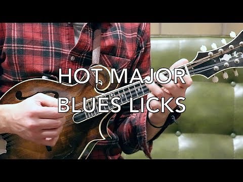 Hot Major Blues Licks: Mandolin Lesson