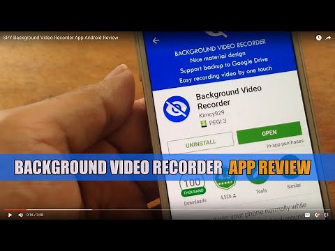 Best Android Apps - Background Video Recorder Review