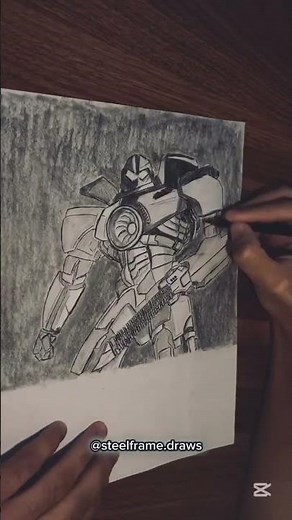 Drawing of Gipsy Danger