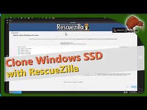 Move Windows to larger SSD with RescueZilla