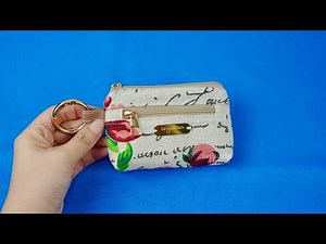 Turn Scraps into This Adorable Keyring Pouch — And It’s So Easy to Make! 🥰