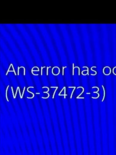 *How to fix (ws-37400-4)( ws-37472-3)*