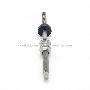 [Hot Item] M10 Double Head Thread Hanger Bolt with Stainless Steel for Solar Mount