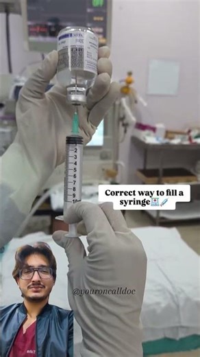 💉 Correct way to fill a syringe — are you doing it right?