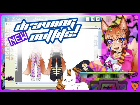 Art Stream!! New Defex Outfits :3 | DEFEX_ENVTUBER